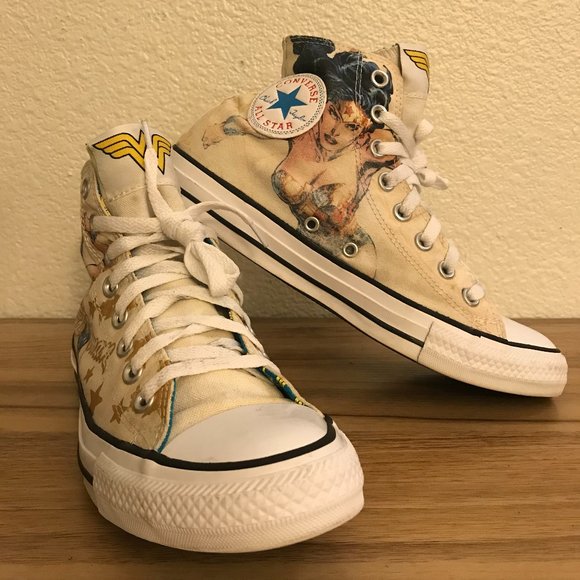 Converse | Shoes | Converse Chuck Taylor All Star Wonder Woman Hitop ...